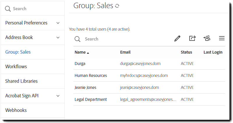 Configure the Group Administrator Permissions