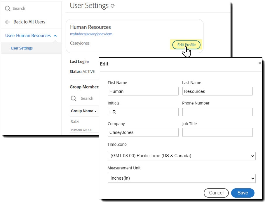 Configure the Group Administrator Permissions