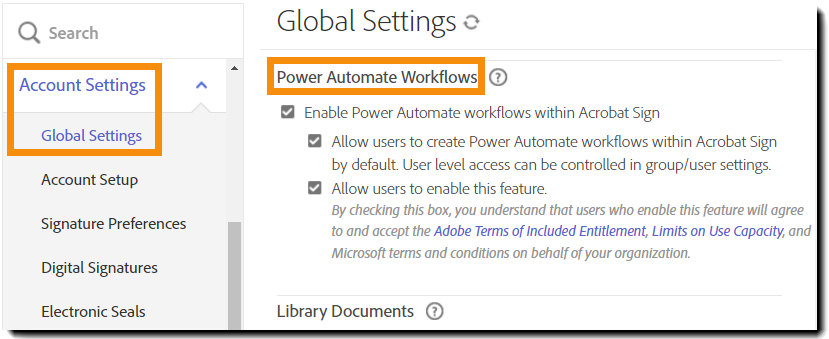 Configure access to Power Automate workflows