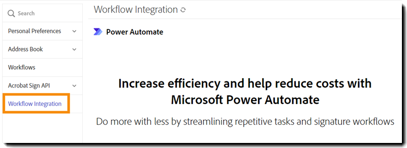 Configure access to Power Automate workflows