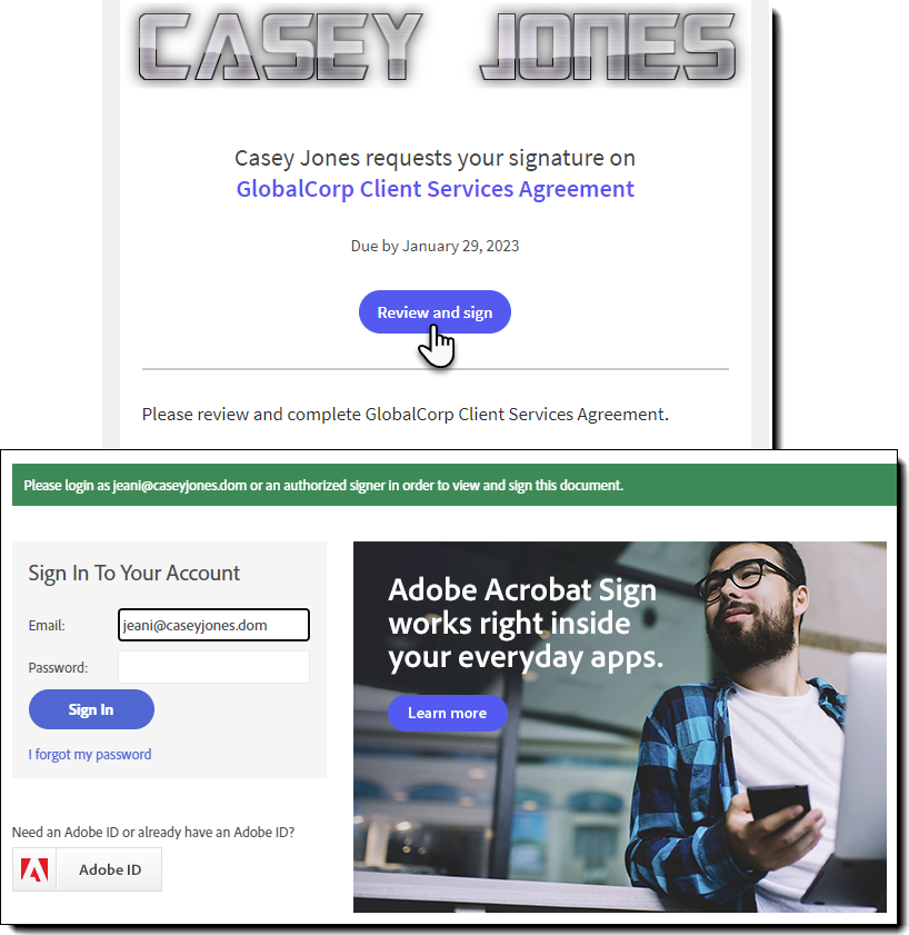 Signer Identity Verification