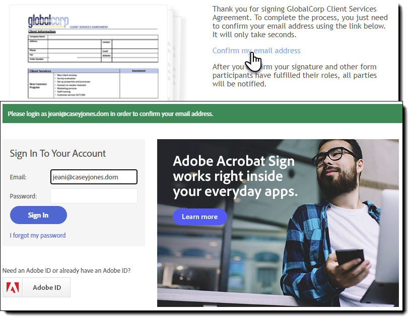Signer Identity Verification