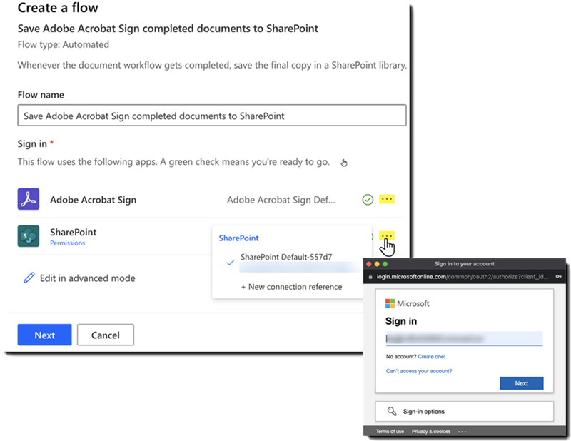Save all completed documents to SharePoint