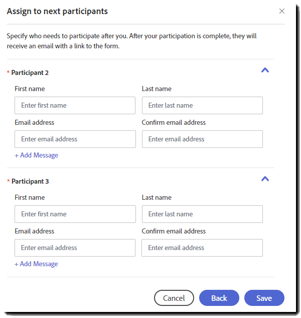 Save a web form to complete later