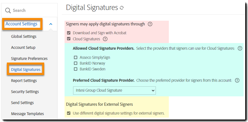 Cloud-based digital signatures