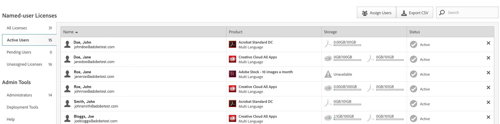 Use the team admin console