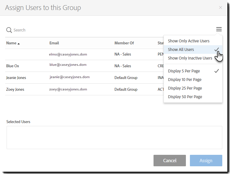 Set up a company account