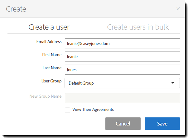 Set up a company account