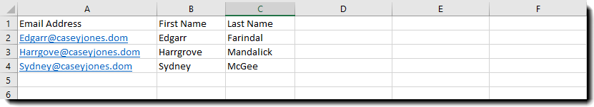 Set up a company account