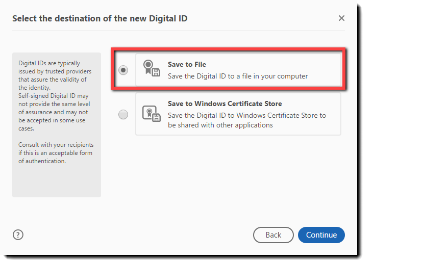 Use digital signatures