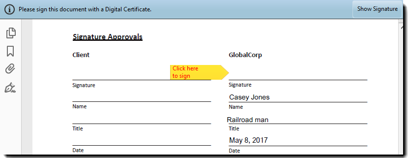 Use digital signatures