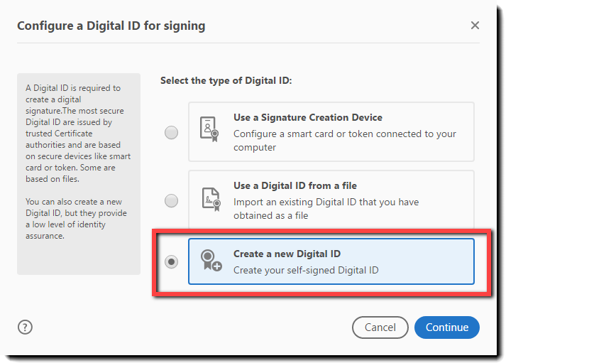 Use digital signatures