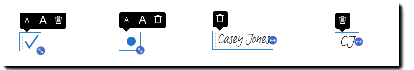 Fill & Sign a document with only your signature