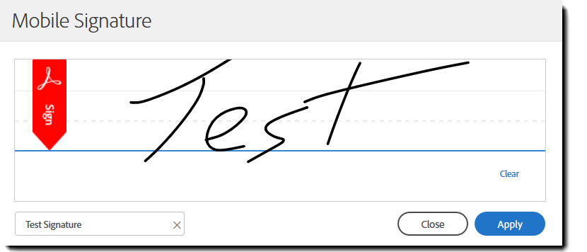 Set up Mandatory Mobile Signature Capture