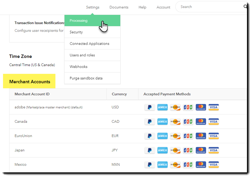 Collect online payments