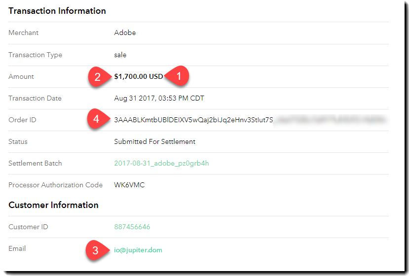 Collect online payments