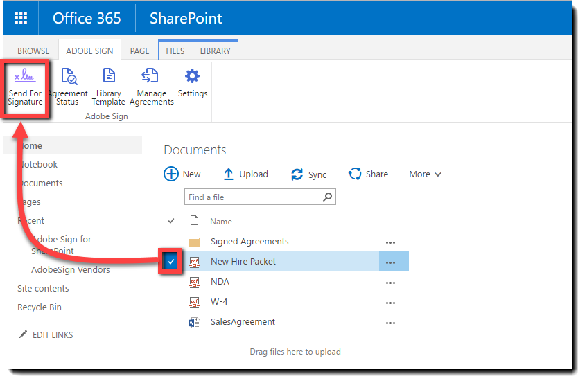 Adobe Sign for SharePoint Online - User Guide