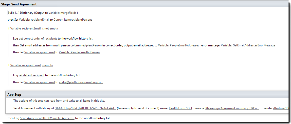 Adobe Sign for SharePoint Online - Action Workflow Guide