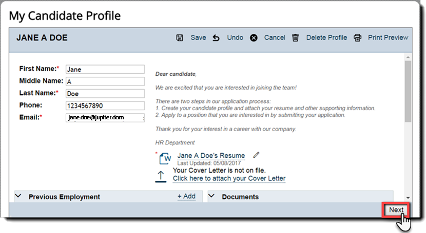 Adobe Sign for SAP SuccessFactors: Recruiting