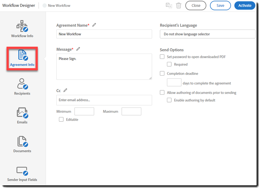 Configure custom workflows