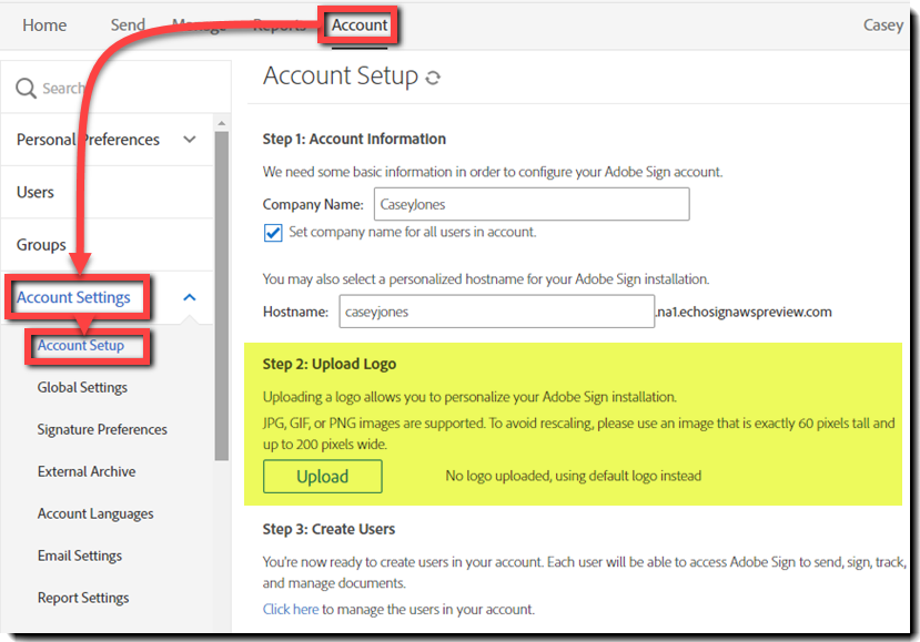 Quick Setup Guide Adobe Sign