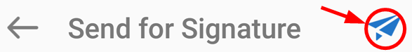 Send for signature with iOS app