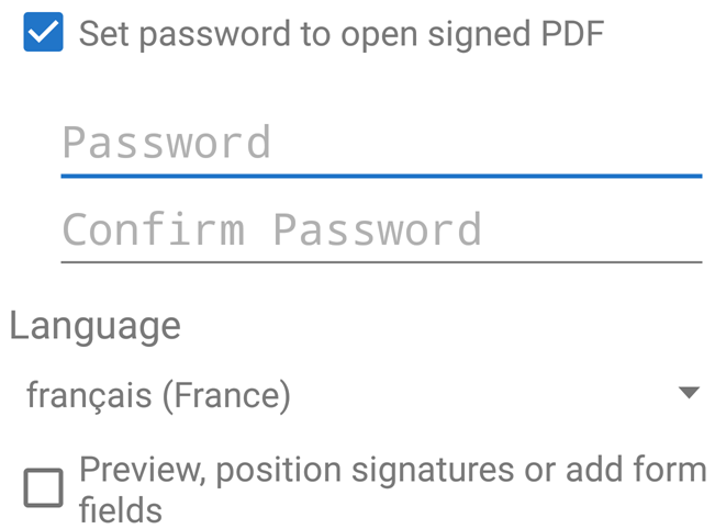 Send for signature with iOS app