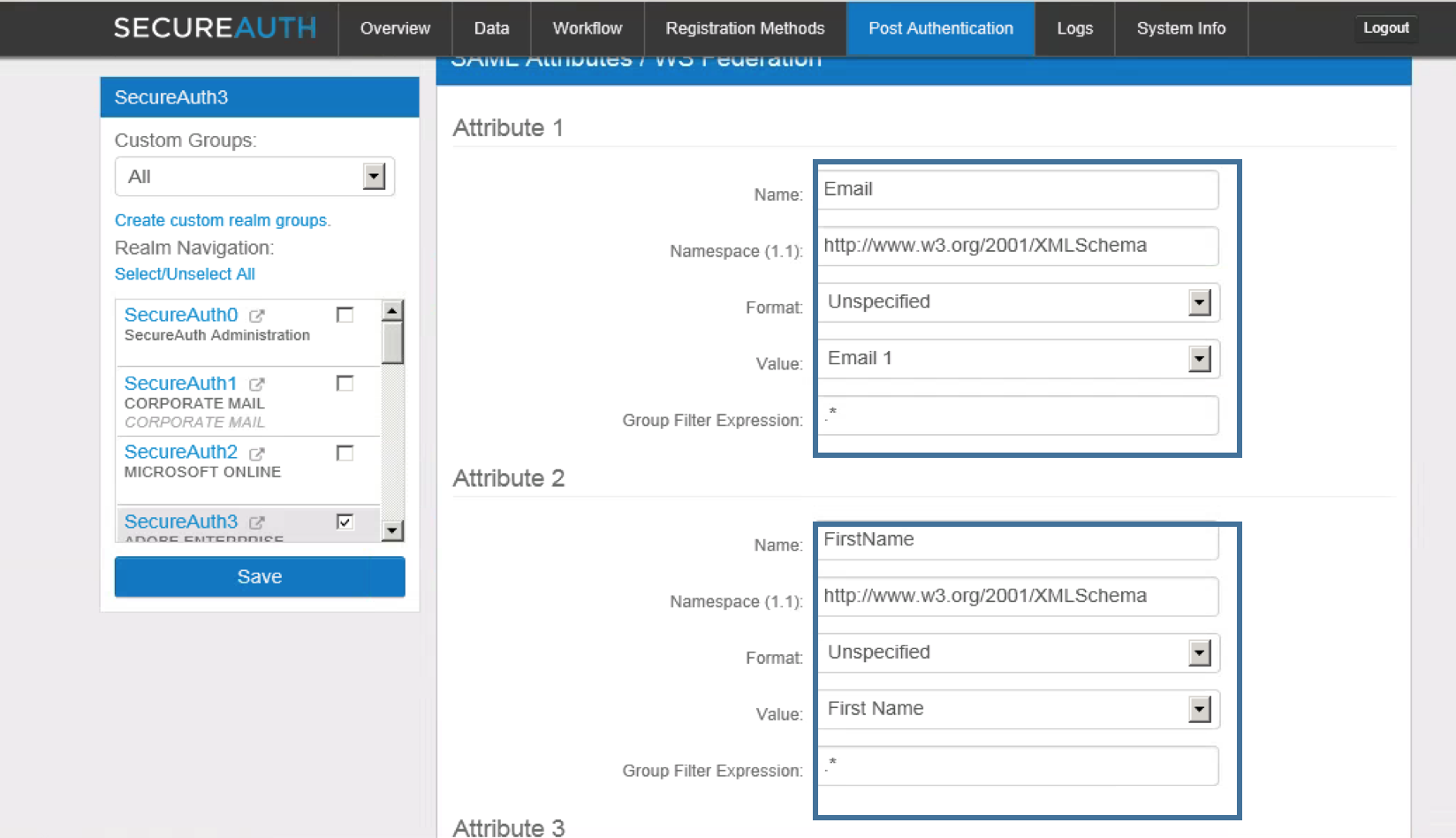 Configure Secure Auth for Adobe Single Sign On