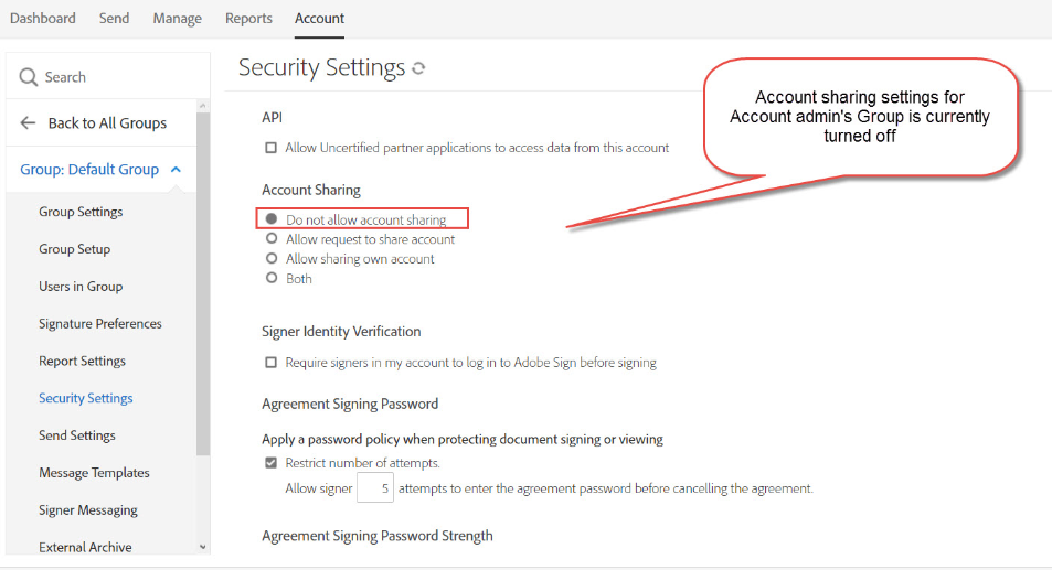 Account Admin Unable To Deactivate User Getting An Error Operation Failed Adobe Sign