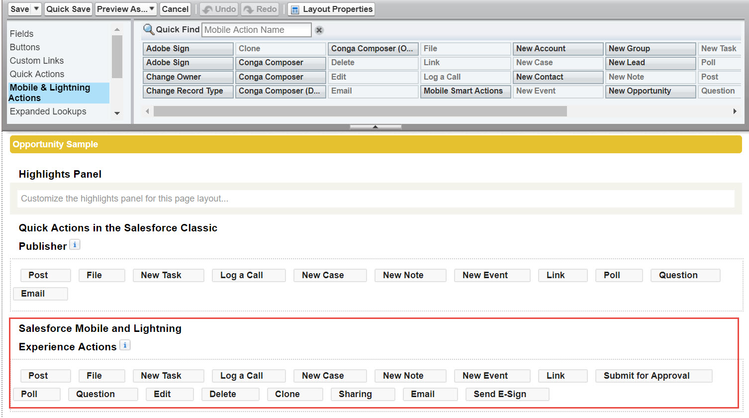 How To Add Send For Signature Button On Salesforce Lightning Experience Adobe Sign