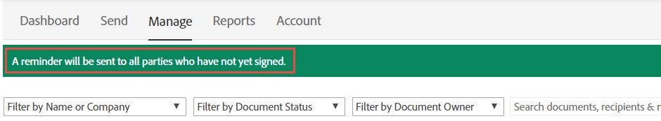 How to set reminders for all agreements at once in Mega Sign ...