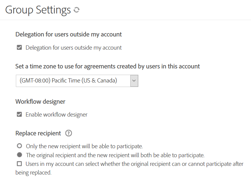 Workflow Designer Is Not Shown Even Though It Is Enabled At Account Level Adobe Sign