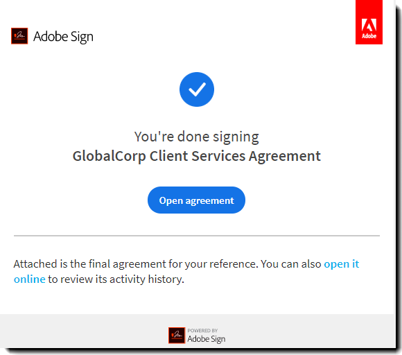 Adobe Sign release notes