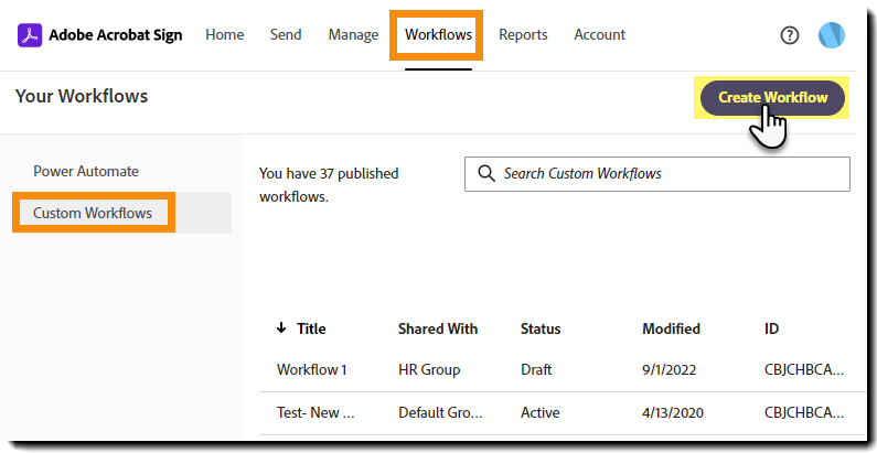 Technical notifications