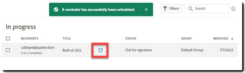 Add and edit reminders from the Manage page