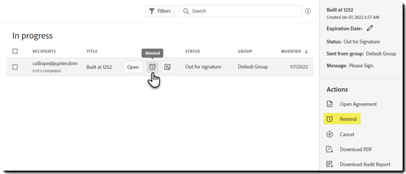 Add and edit reminders from the Manage page