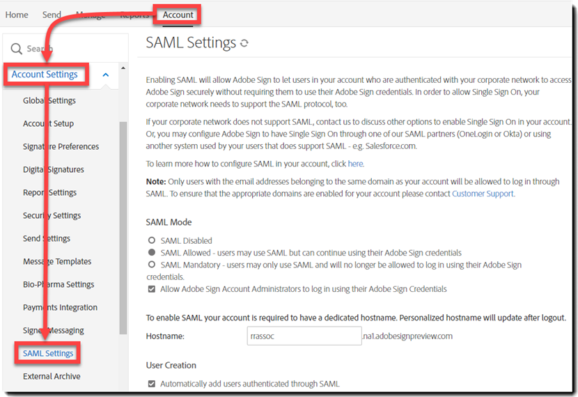 Enable single sign-on with SAML