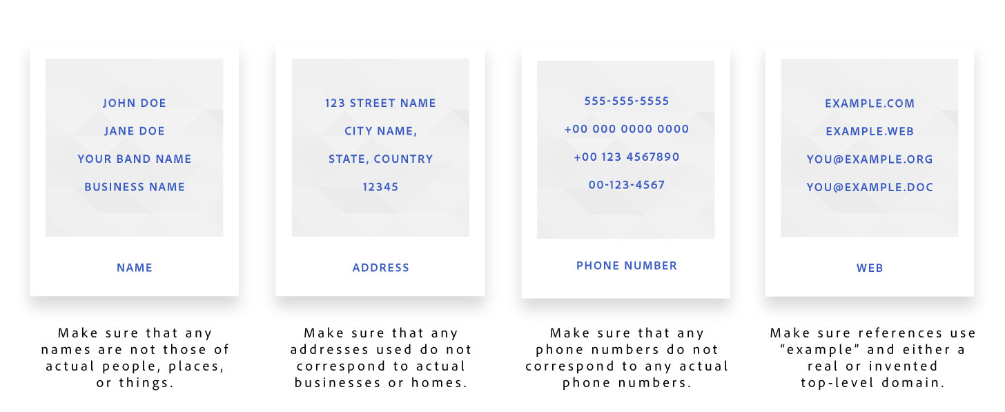 Design Template Requirements for Adobe Stock Contributors