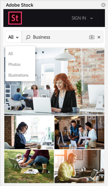 Adobe Stock Add-in for Microsoft PowerPoint