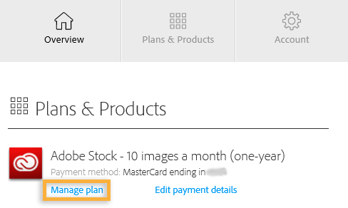 Cancel your Adobe Stock membership