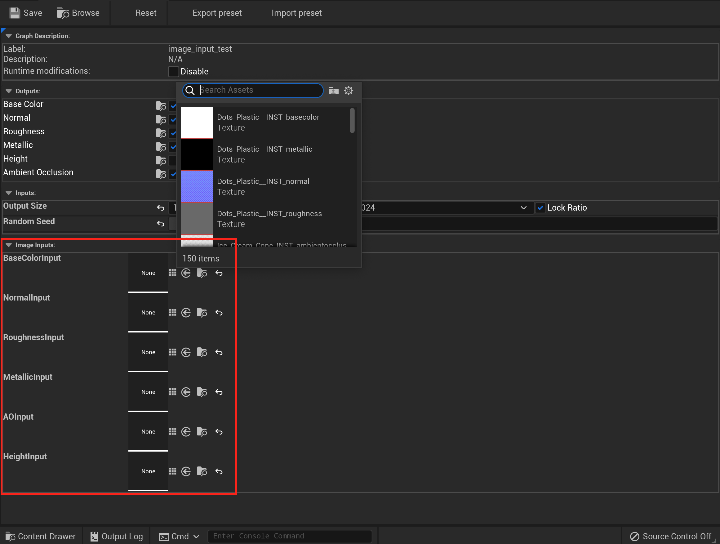 Substance Input Image - UE5 | Ecosystem and Plug-ins