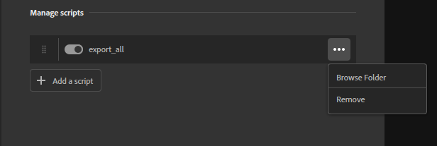 Manage installed plugins and scripts | Substance 3D Sampler