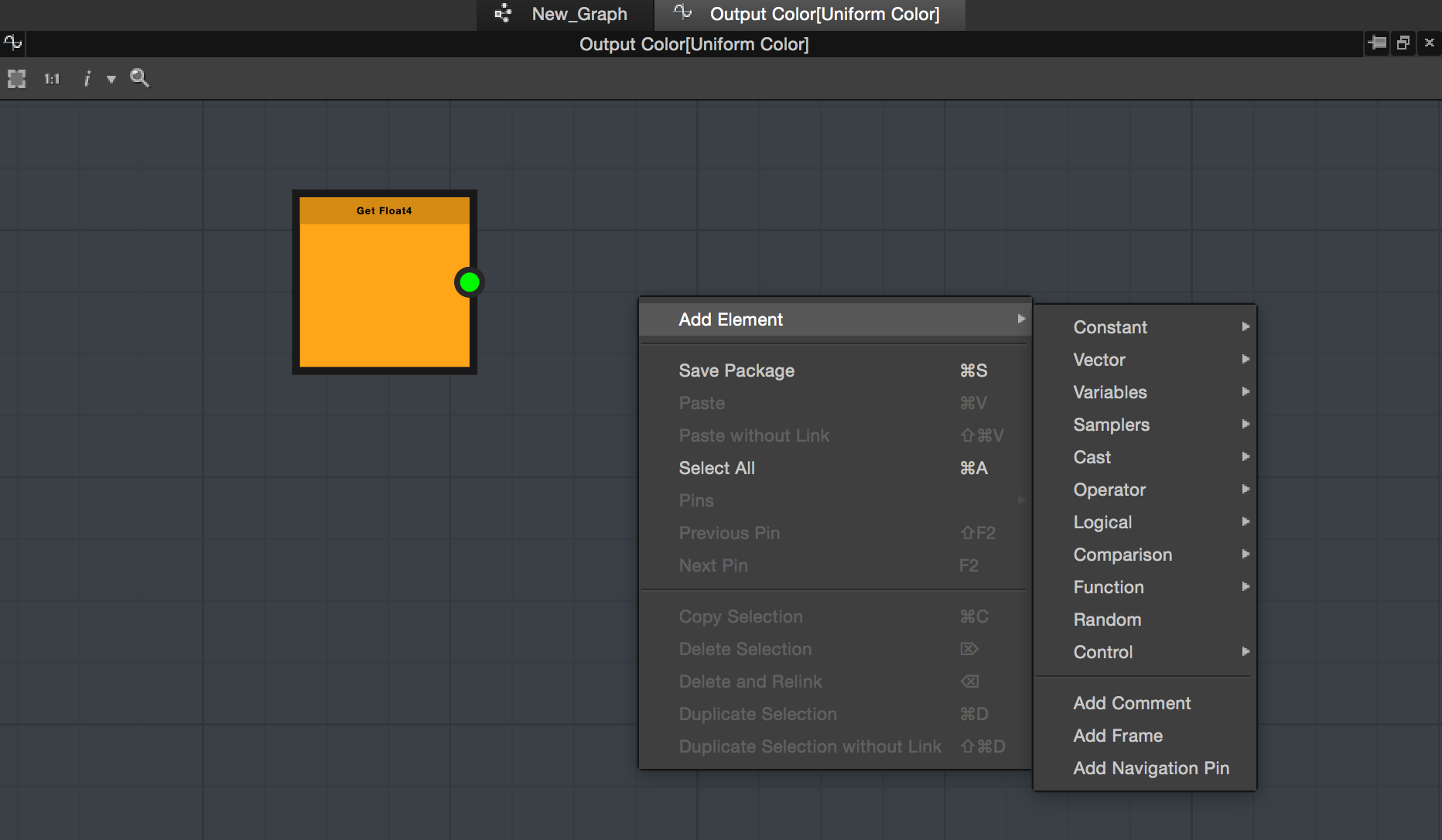 Create and edit a function | Substance 3D Designer