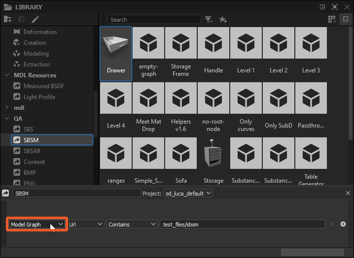 Working with Substance model graphs | Substance 3D Designer