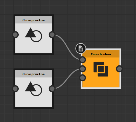 Curve boolean | Substance 3D Designer