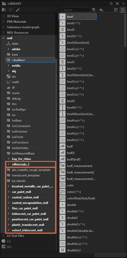 MDL library | Substance 3D Designer