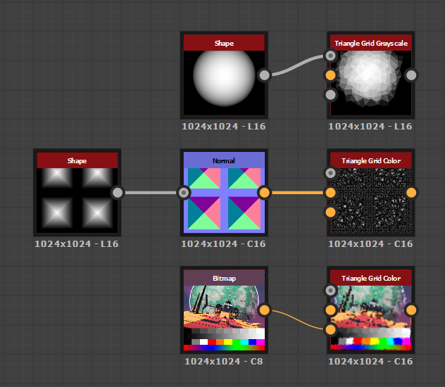 Triangle Grid | Substance 3D Designer