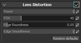 Lens Distortion | Substance 3D Painter
