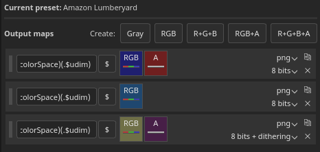Output templates | Substance 3D Painter