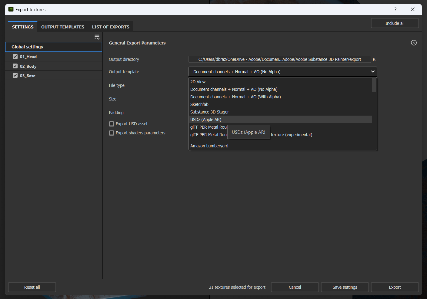 Prepare models for upload